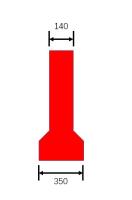 China Rotomolding Products Road Barrier 560x560 4 Colors for sale
