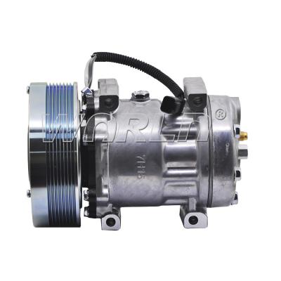 China Use For Caterpilar 12V Truck Air Conditioner Cooling Compressor 7H15 8PK Auto AC Part Compressor WXTK354 for sale