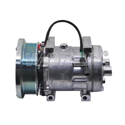 China 7H15 8PK Vehicle Cooling Compressor For New Holland For Case 24V RD5112340 WXTK221 for sale