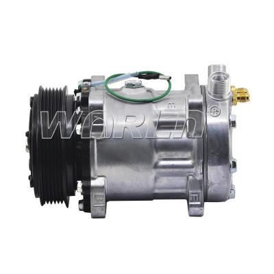 China Truck AC Compressor For 7H15 6PK 24V New Model Air Conditioning Pumps Replacement for sale