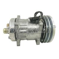 China Universal Truck AC Compressor 12V Air Conditioner Pumps 7H15 2PK For Caterpillar New Holland for sale