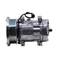 China 7H15 8PK Vehicle Air Compressor 24V For Caterpillar Excavator SD7H154769 WXTK303 for sale