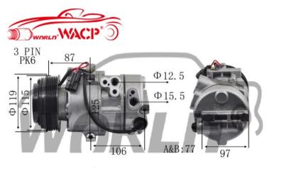 China ACP1550000S Car AC Compressor For Kia K3 For Sportage DW16 6PK WXKA025 for sale