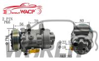 China 1444 6V12 6PK Vehicle Compressor Car Air Conditioner 12V For Peugeot307 1.6 WXPG044 for sale
