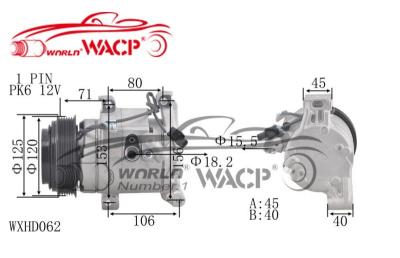 China Ac Air Conditioner Compressor 388005FAT112M6 For Honda Civic WXHD062 for sale