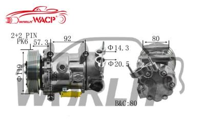 China RC.600.082 Car Air C Compressor For SD6C12 CITROEN C4 C4 LOUNGE ADAPTAÇÃO PEUGEOT 307/208 WXPG009 for sale
