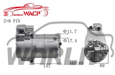 China WXHB019A Electric Car AC Compressor for sale