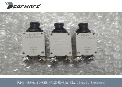 China Aviation Parts Circuit Breakers 483-G411-K1M1-A1S0ZN-30A Series 483 for sale