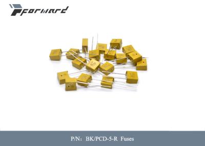 China Aviation Parts BK/PCD-5-R Fuses Voltage Rating AC 125 VAC Interrupt Rating 10 kA for sale