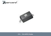 China Aviation Parts 1N4148WS Diodes Peak Reverse Voltage 75 V Max Surge Current 4 A for sale