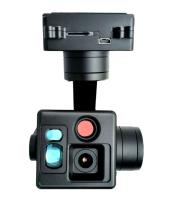 China Two fixed focal length EO +1100m LRF Small Gimbal Camera for sale