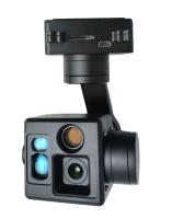 China Two fixed focal length EO +1100m LRF Small Gimbal Camera for sale