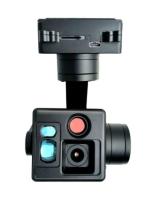 China Two Fixed Focal Length EO +1100m LRF Small Gimbal Camera Output for sale
