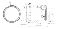 China 150mm F1.2 1280×1024@12μm LWIR Fixed-Focus Lens with Germanium-to-Chalcogenide Upgrade for Thermal Imaging for sale