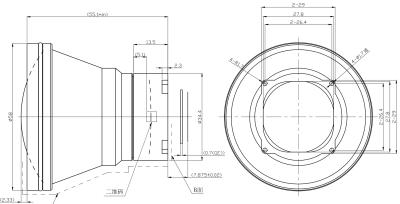 China FWD-55 55mm F1.1 1280×1024@12μm LWIR Motorized Zoom Lens — Chalcogenide Series for Thermal Imaging for sale