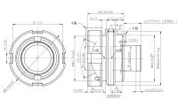 China FWD-4.3 4.3mm F1.2 256×192@12μm LWIR Motorized Zoom Lens with 8-12 μm Wavelength for Thermal Imaging for sale