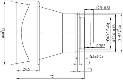 China FWD-55 55mm F1.0 1280×1024@12μm LWIR Motorized Zoom Lens with 8-12 μm Wavelength for Thermal Imaging for sale