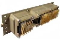 China ARINC 600 Rack Panel Connector Avionics Grade Size 2 High Density 150 Contacts for sale