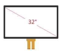 China 32 Inch Projected Capacitive Touch Panel for sale