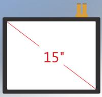 China 15 Inch G+G Projected Capacitive Touch Screen For Kiosk And Smart Home for sale