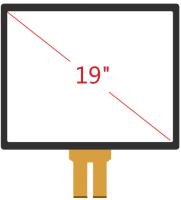 China 19 Inch G+G Projected Capacitive Touch Screen For Windows NT / Linux / Mac System for sale