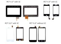 China 4.3 / 5 Inch IIC interface Projected Capacitive Touch Panel for Mobile Phone for sale