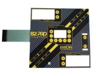 China PET Membrane Switch Panel , Tactile Dome Switch For Industrial for sale