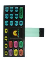 China Rubber Silicone Molded Membrane Switch Panel Graphic Overlay For Home for sale