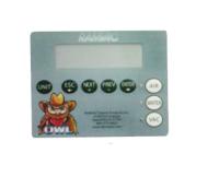 China 3M Embossed Membrane Switch Overlay PVC / PET / PC / TPU With LED Backlight for sale