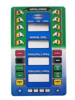 China 3M Embossed Membrane Switch Overlay PVC / PET / PC / TPU With LED Backlight for sale