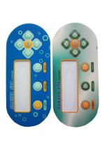 China 3M Embossed Membrane Switch Overlay PVC / PET / PC / TPU With LED Backlight for sale