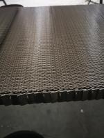 China SS304 Stainless Steel Herringbone Conveyor Belt 450mm Width with 12mm Rod Pitch for Light Load Applications for sale