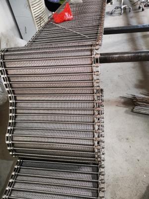 China High Temperature Stainless Steel Wire Mesh Conveyor Belt 20m Length with 86% Open Mesh Area for Industrial Heat Treatment for sale