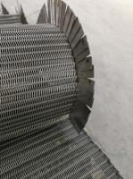 China Custom 304 Stainless Steel Grid Link Conveyor Belt - 5mm to 8mm Rod Diameter, Food Grade Corrosion Resistant for sale