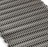 China Stainless Steel Spiral Freezer Conveyor Belt with Sprocket Drive and High Open Area Mesh Design for sale