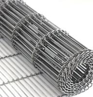 China Stainless Steel Wire Mesh Conveyor Belt 20m Length with 0.613m Width Options for Food Processing and Industrial Applications for sale