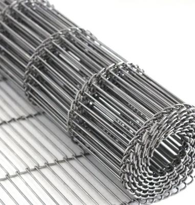 China Stainless Steel Wire Mesh Conveyor Belt 20m Length with 0.613m Width Options for Food Processing and Industrial Applications for sale