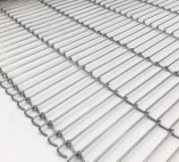 China 304 Stainless Steel Flat Flex Wire Mesh Conveyor Belt 100-400mm Width with 4-20mm Pitch for Food Processing for sale