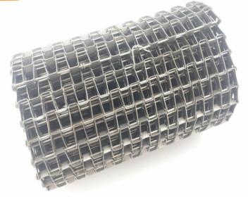 China Honeycomb Stainless Steel Conveyor Belt 1x1 Galvanized Wire Mesh - 3/8