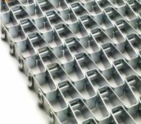 China Honeycomb Stainless Steel Conveyor Belt 1x1 Galvanized Wire Mesh - 3/8