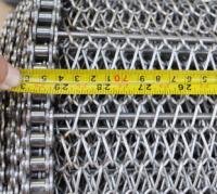 China 0.5mm-4mm Stainless Steel Spiral Wire Mesh Conveyor Belt for Bakery Tunnel Oven - 2.5m Width Custom Length for sale