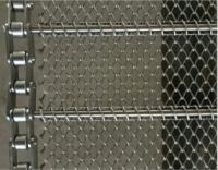 China SS304 Stainless Steel Mesh Belt Conveyor - 500mm Width, 8mm Rod Pitch, 25.4mm Chain Pitch for Industrial Applications for sale