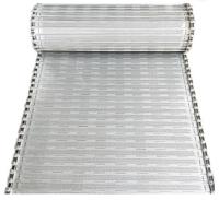 China Aluminum Mesh Conveyor Belt System - Custom Size & Power Options for Manufacturing Plants for sale