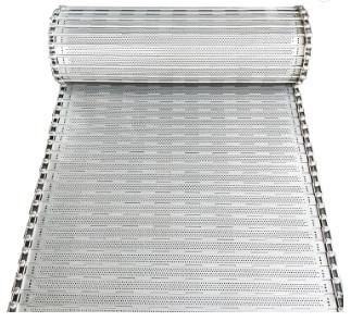 China Aluminum Mesh Conveyor Belt System - Custom Size & Power Options for Manufacturing Plants for sale