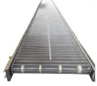 China Aluminum Mesh Conveyor Belt System - Custom Size & Power Options for Manufacturing Plants for sale