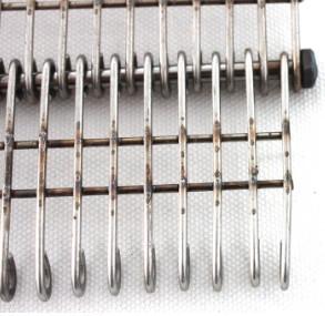 China Stainless Steel Eye Link Conveyor Belt Wire Mesh for Industrial Ovens - 1000m² Monthly Capacity for sale