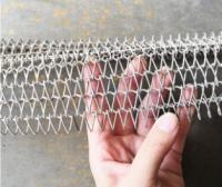 China High Temperature 314 310S Stainless Steel Spiral Mesh Conveyor Chain Belt with 0.8-3mm Wire Diameter and 50mm Spiral Pitch for sale