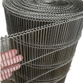 China Customized Stainless Steel Flat Flex Wire Mesh Conveyor Belt 304/316 Material with 14-Day Lead Time for Food Processing for sale