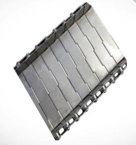 China SS304 Stainless Steel Wire Mesh Conveyor Belt Slat Chain - 200-800mm Width, 800kg/m² Capacity for sale
