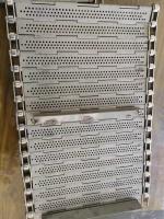 China SS304 Stainless Steel Wire Mesh Conveyor Belt Slat Chain - 200-800mm Width, 800kg/m² Capacity for sale